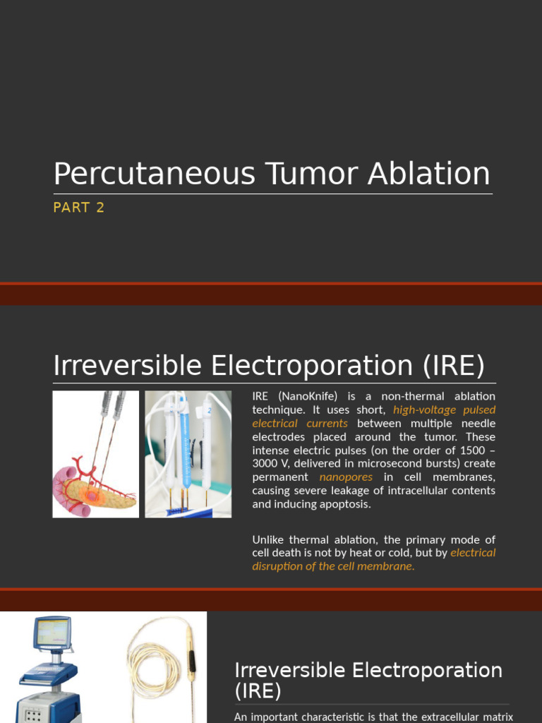 L6 Tumor Ablation - Part 2 | PDF | Medical Specialties | Clinical Medicine
