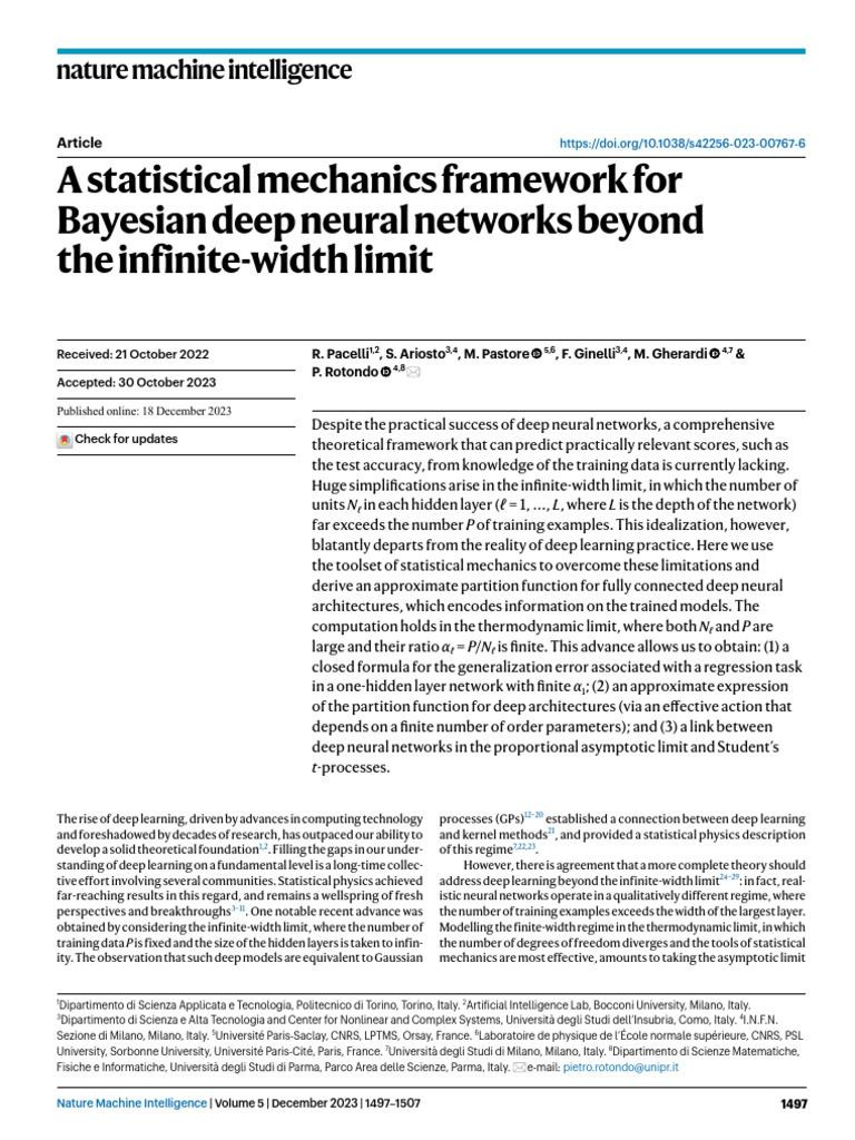 A Statistical Mechanics Framework For Bayesian Deep Neural Networks ...