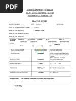 Incoming Ingredient Raw Material - XLSX - Sheet1 | PDF
