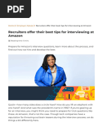 Amazon Pre-Hire Appointment Guide | PDF
