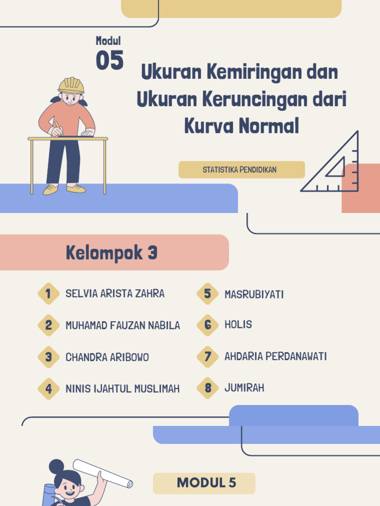 Modul 5 Ukuran Kemiringan dan Ukuran Keruncingan dari Kurva Normal | PDF
