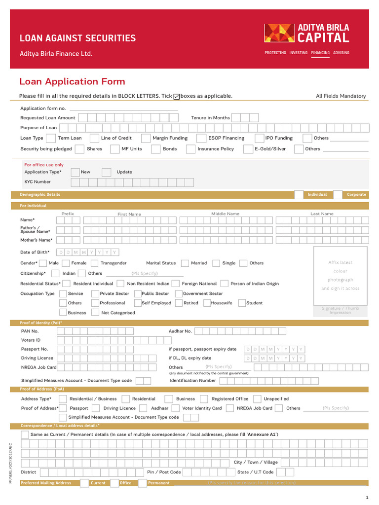 LAS - Aditya Birla | PDF | Identity Document | Business