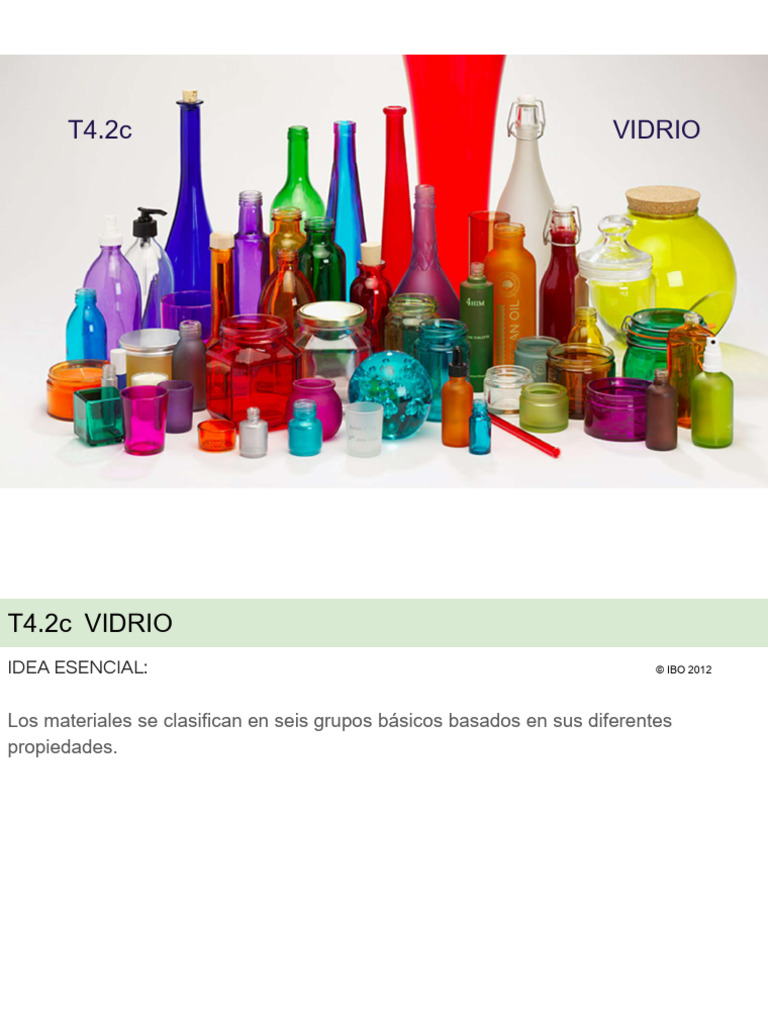 Microsoft PowerPoint - T4.2c VIEW VIDRIO | PDF | Lentes | Lima (Material)