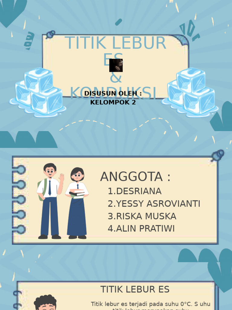 Titik Lebur Es Dan Konduksi Kelompok 2-1 | PDF