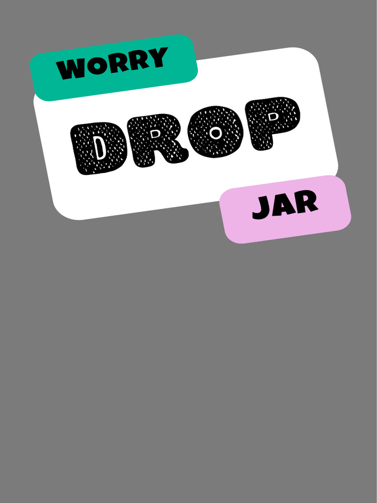 Worry Drop Jar | PDF