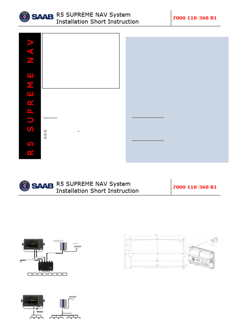 R5 Supreme NAV System Installation Guide | PDF | Global Positioning ...