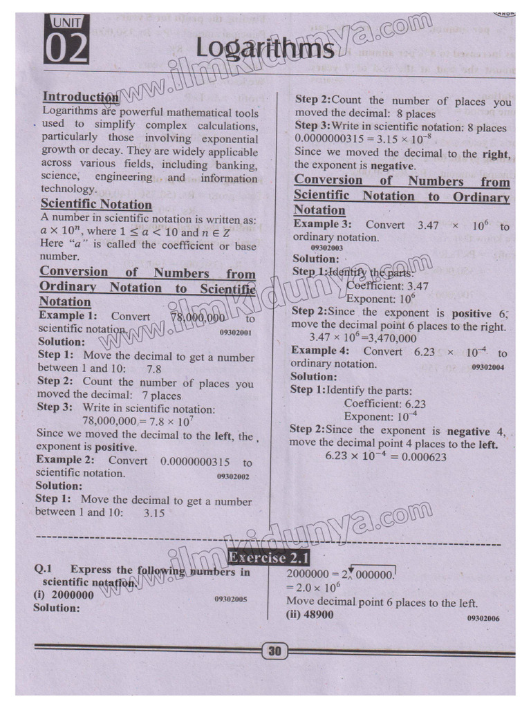 9th Class Mathematics Solution of Chapter 2 | PDF