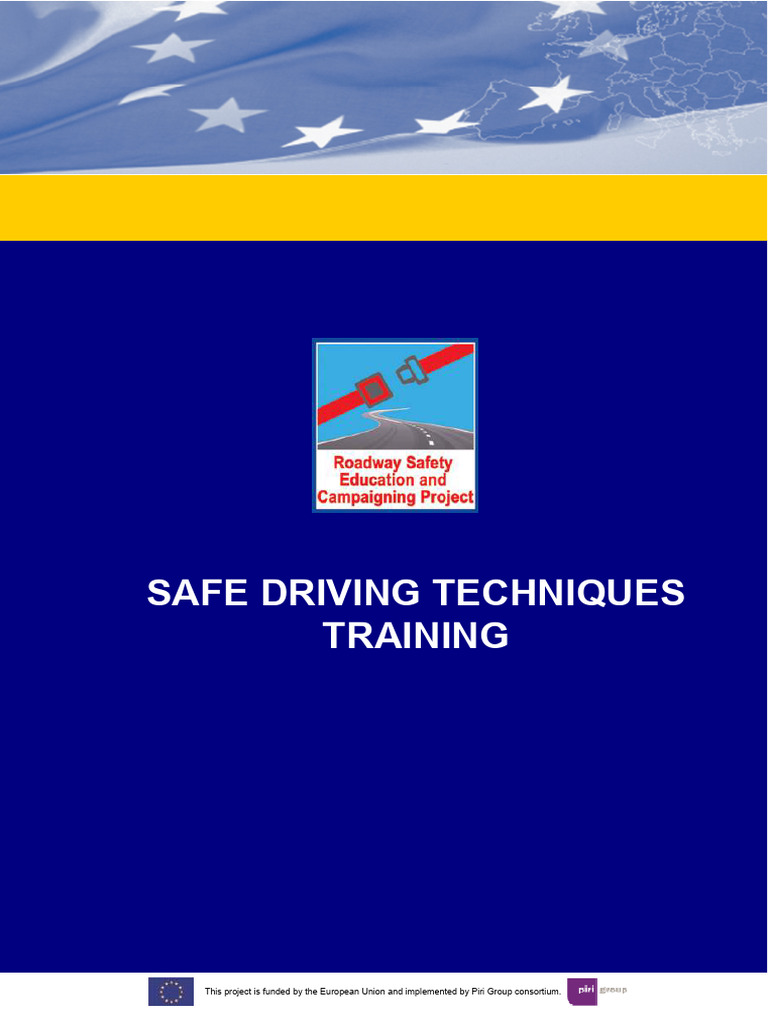 Safe Driving Techniques Course Notes ENG | PDF | Anti Lock Braking ...