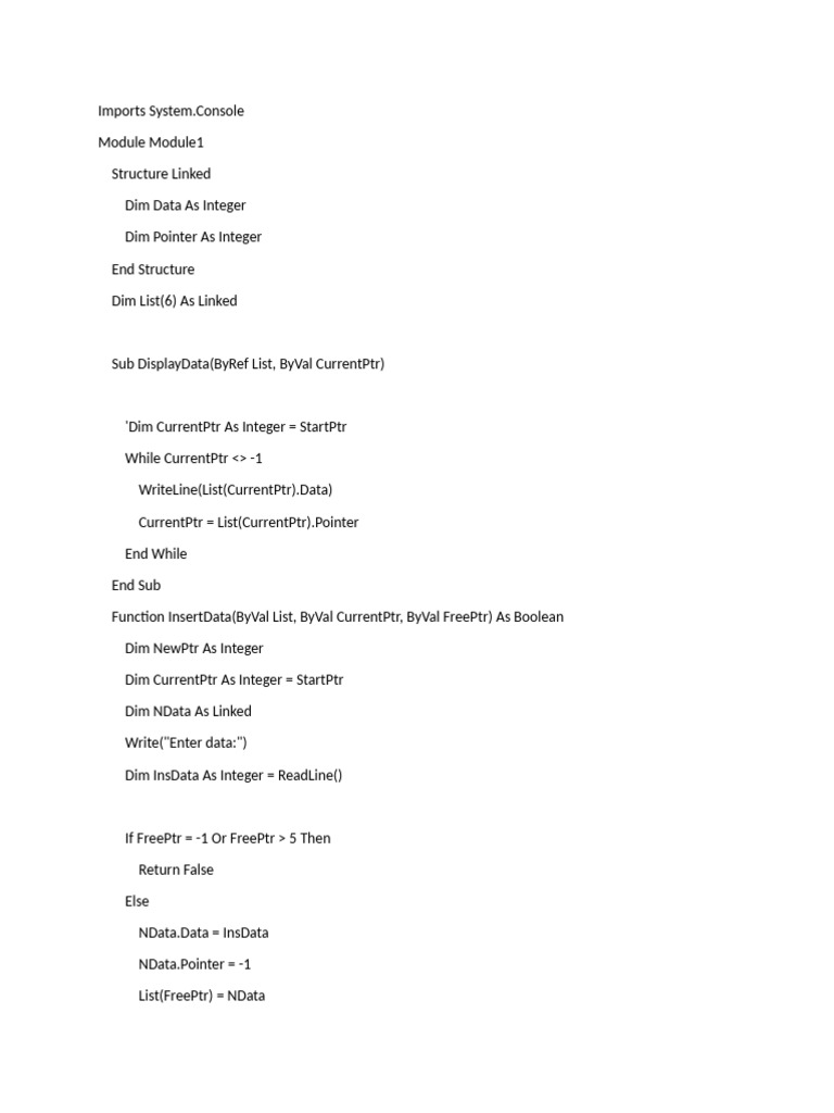 Linked List Insertion 2 | PDF