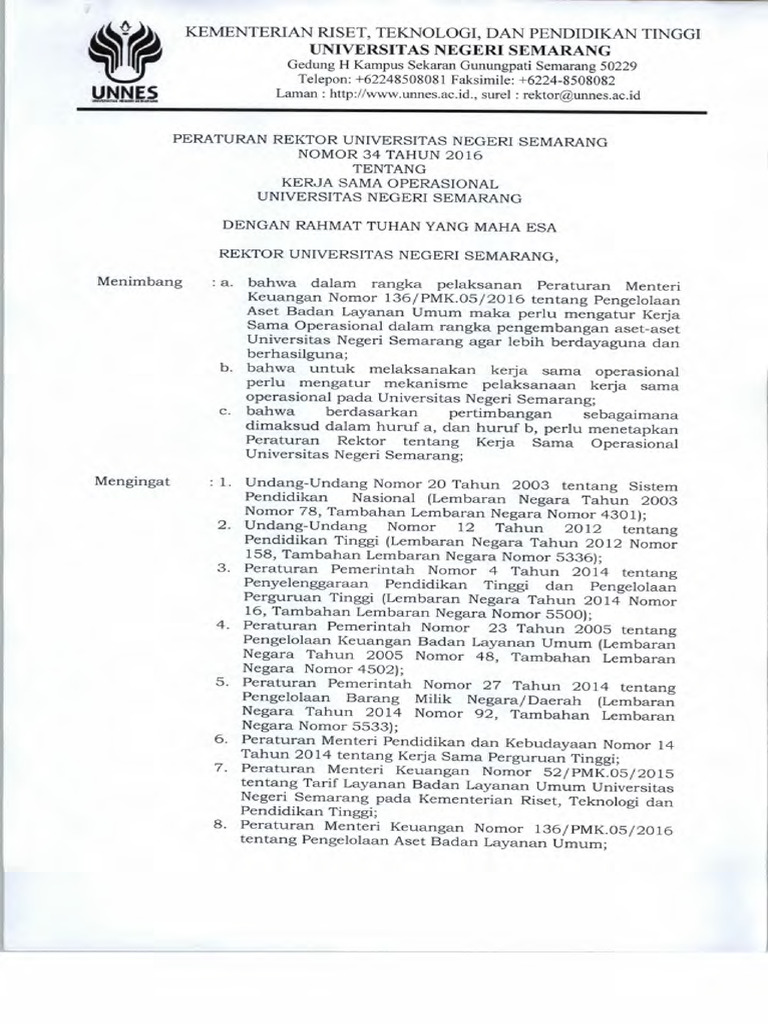 Contoh KSO UNNES | PDF