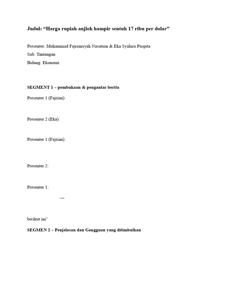 SKRIP PANCASILA FAJRIANSYAH DAN EKA Doc.x | PDF