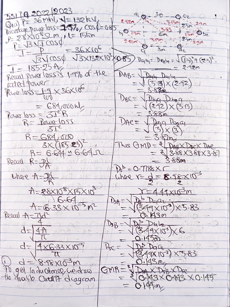 2022, 2023 and 2024 EEE 531 PQ Solution Aika's Part | PDF