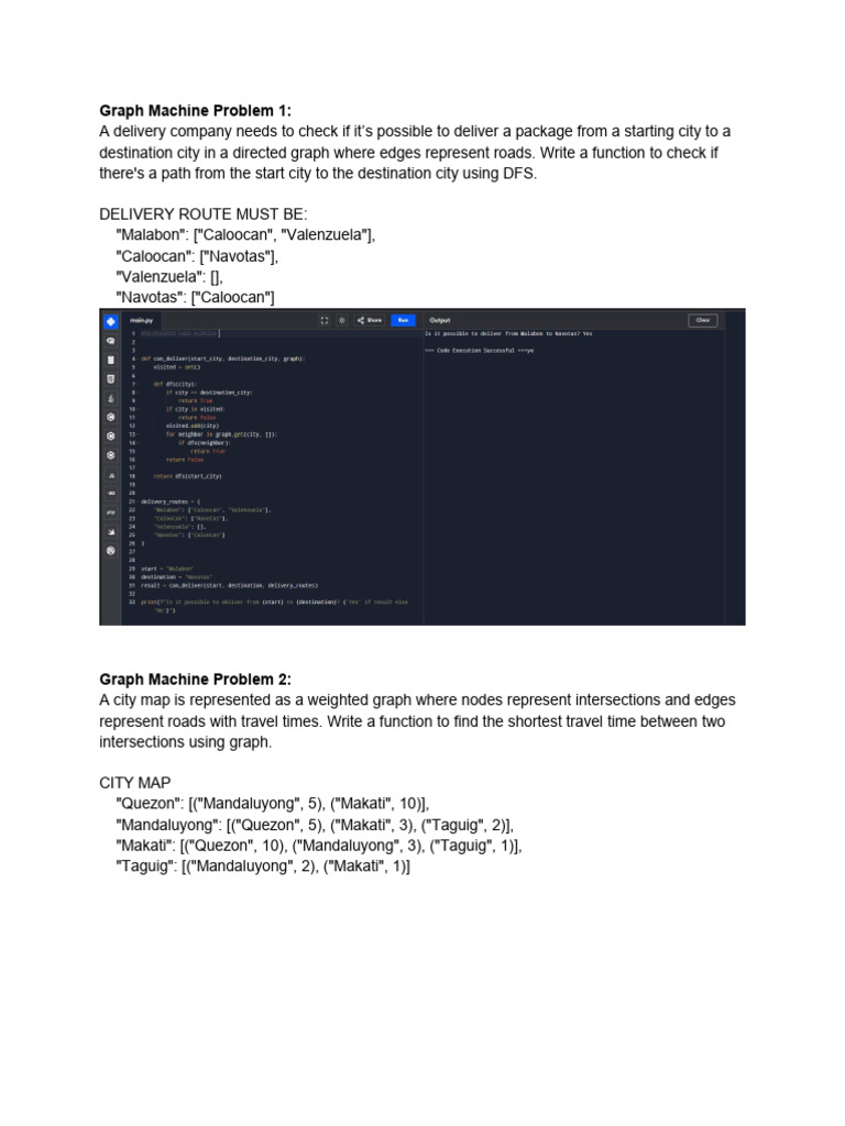Graph and Binary Tree Dsa Python | PDF | Combinatorics | Discrete Mathematics