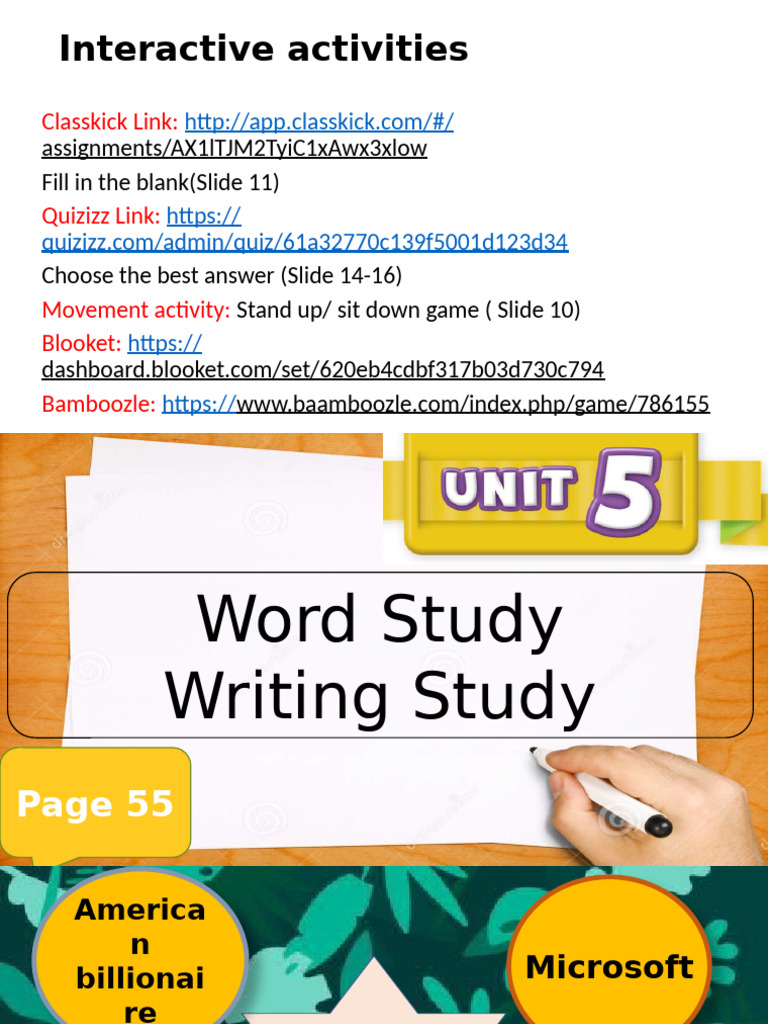 Bản sao của OD4 Unit 5 Lesson 8 Communicate 2 | PDF