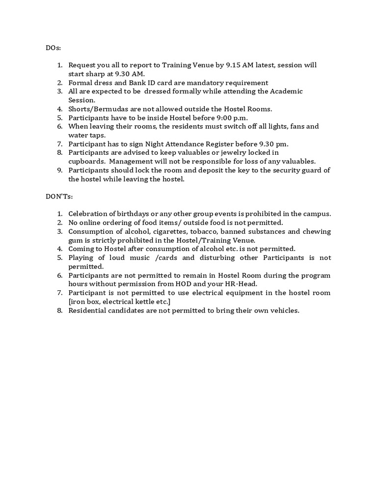 Guidelines For Short Term Programme - Revised | PDF