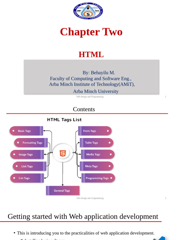 chapter 2 (web design and programming) | PDF | Html Element | Html