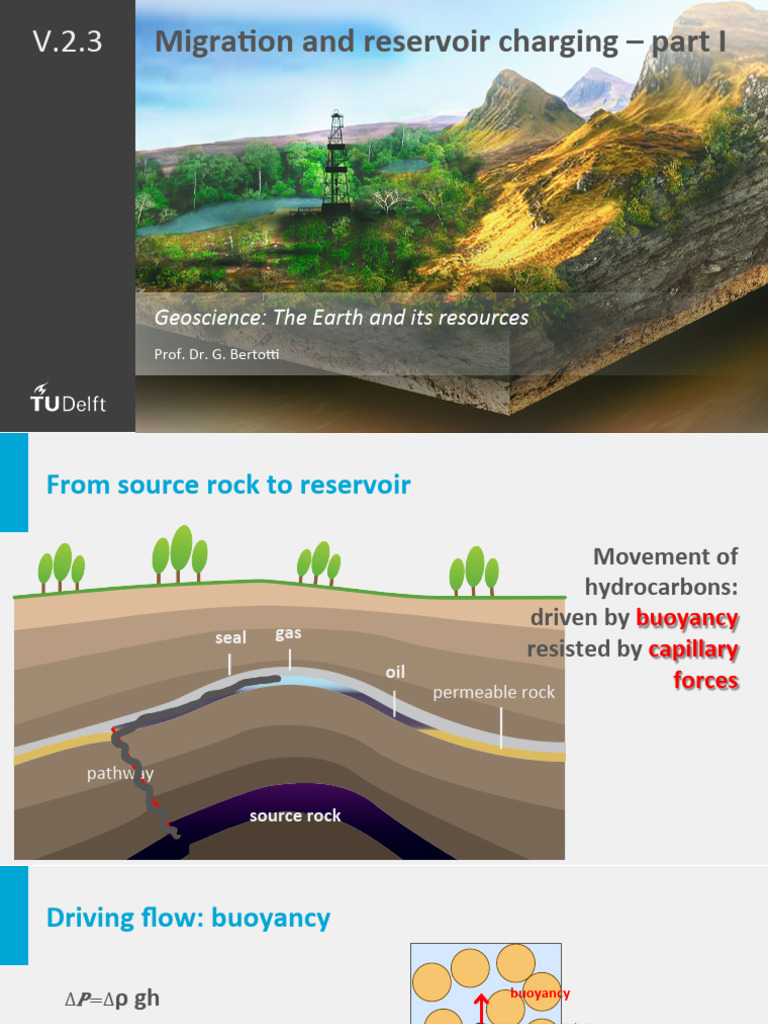 GEO101x 2016 V.2.3 Migration I-Slides | PDF | Petroleum Reservoir | Porosity