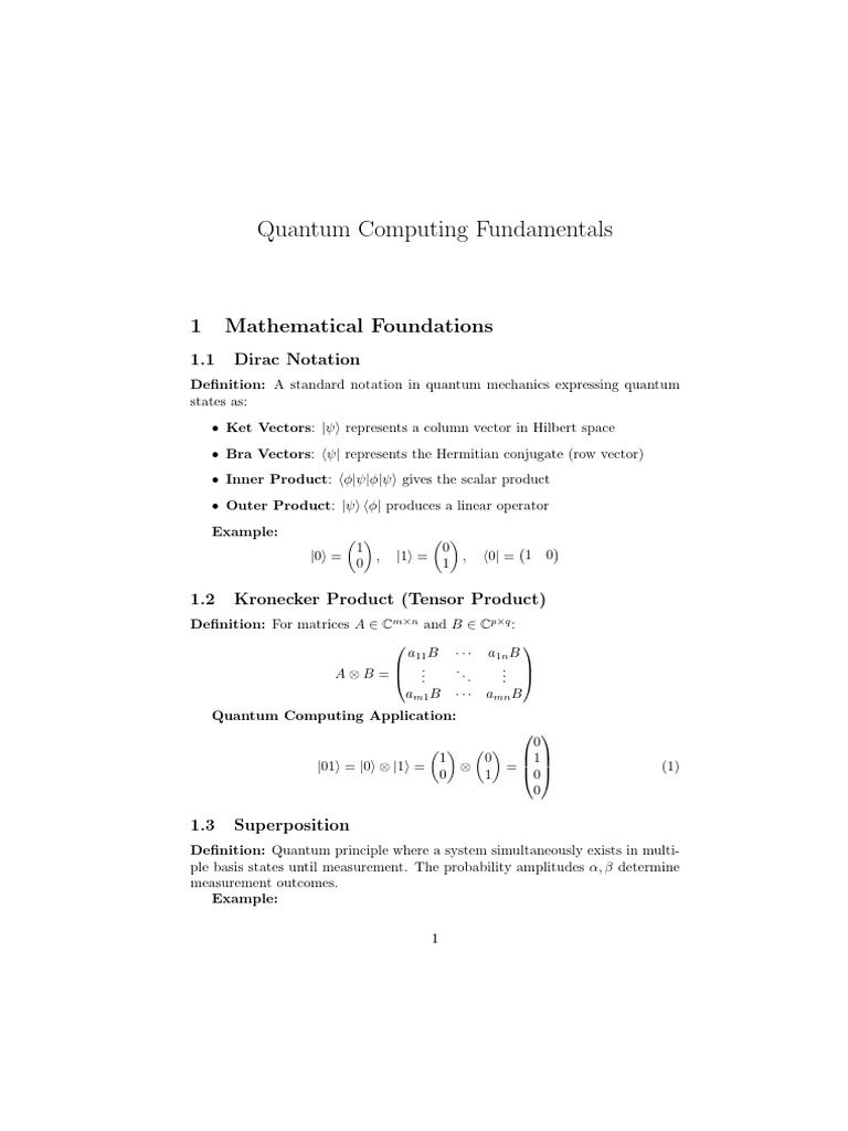 Basics of Quantum Codes and Quantum Computing | PDF | Quantum Computing | Quantum Mechanics