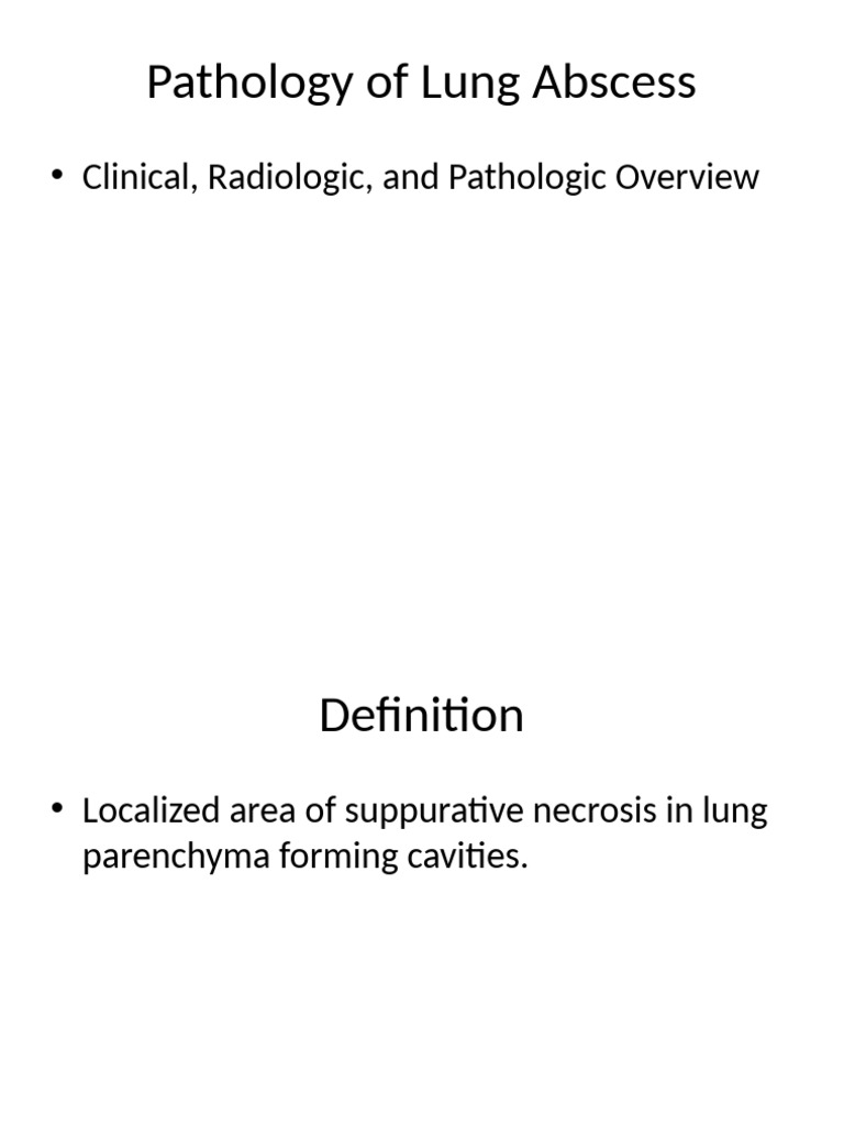 Lung_Abscess_Presentation | PDF