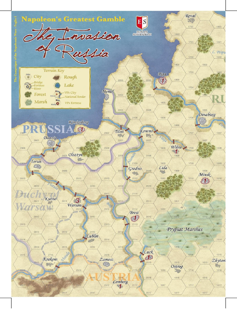 Invasion of Russia Map | PDF