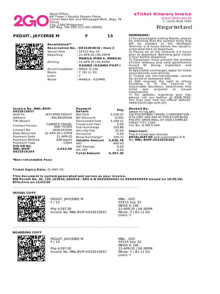 TicketDetails FMNPH00ZAP6H84 110010 | PDF