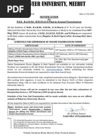 SPPU Exam Form Filling Process 2025-26 | PDF
