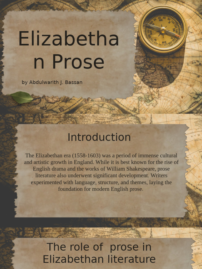 Ele136 Elizabethan Prose | PDF | English Literature | Writing