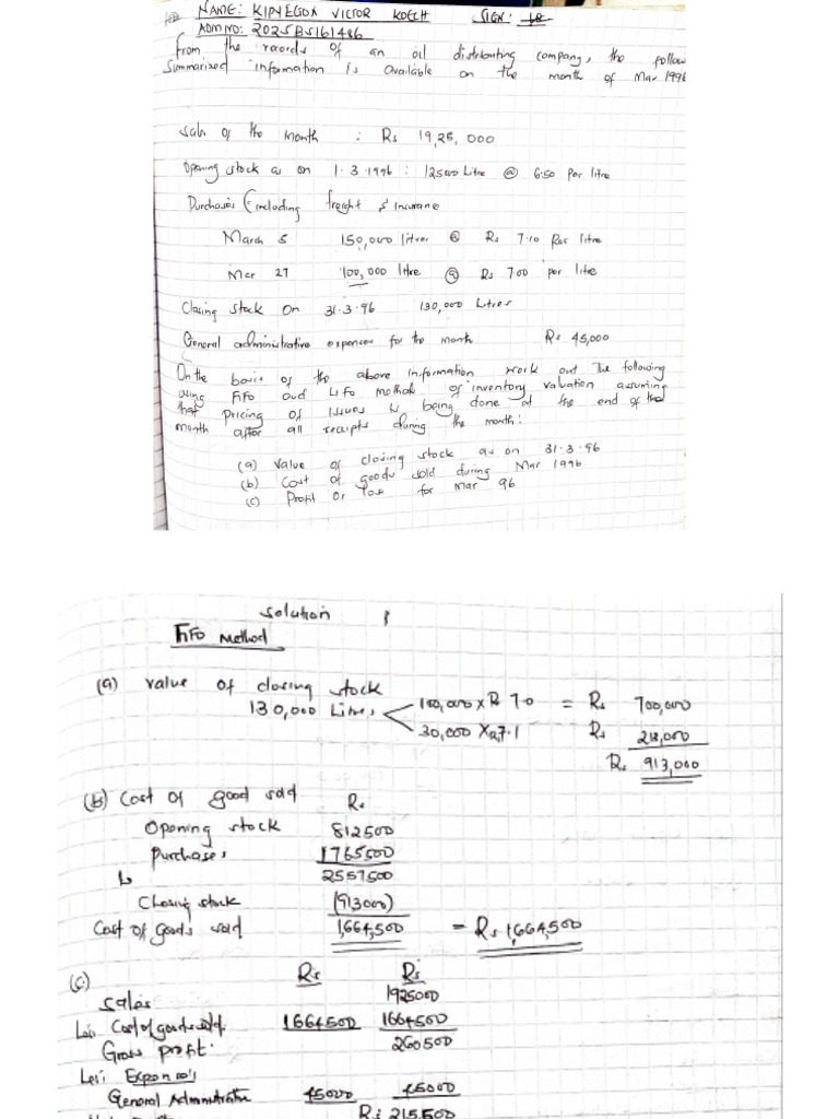 Cost Accounting Assignment | PDF