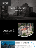 Gothic Writing Word Bank | PDF
