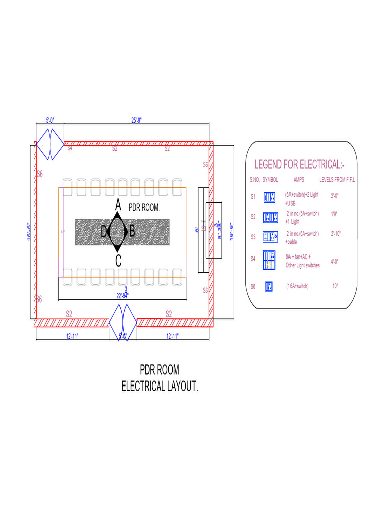 PDR Room Electrical Layout | PDF