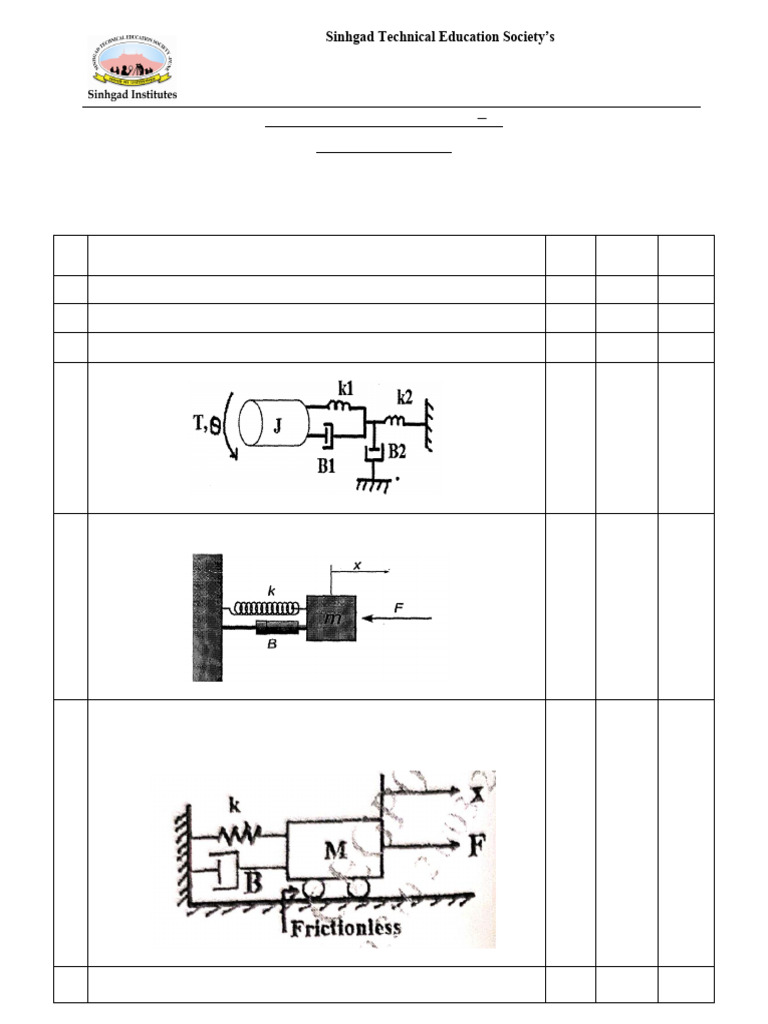 CS Question Bank Unit 1 - 6 | PDF | Damping | Electronics