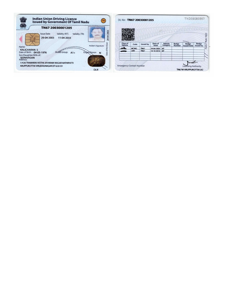 Driving License SK | PDF