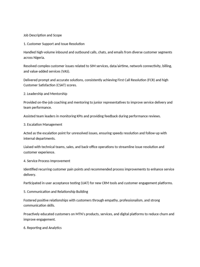 Job Description As A CSR DEEJAY | PDF