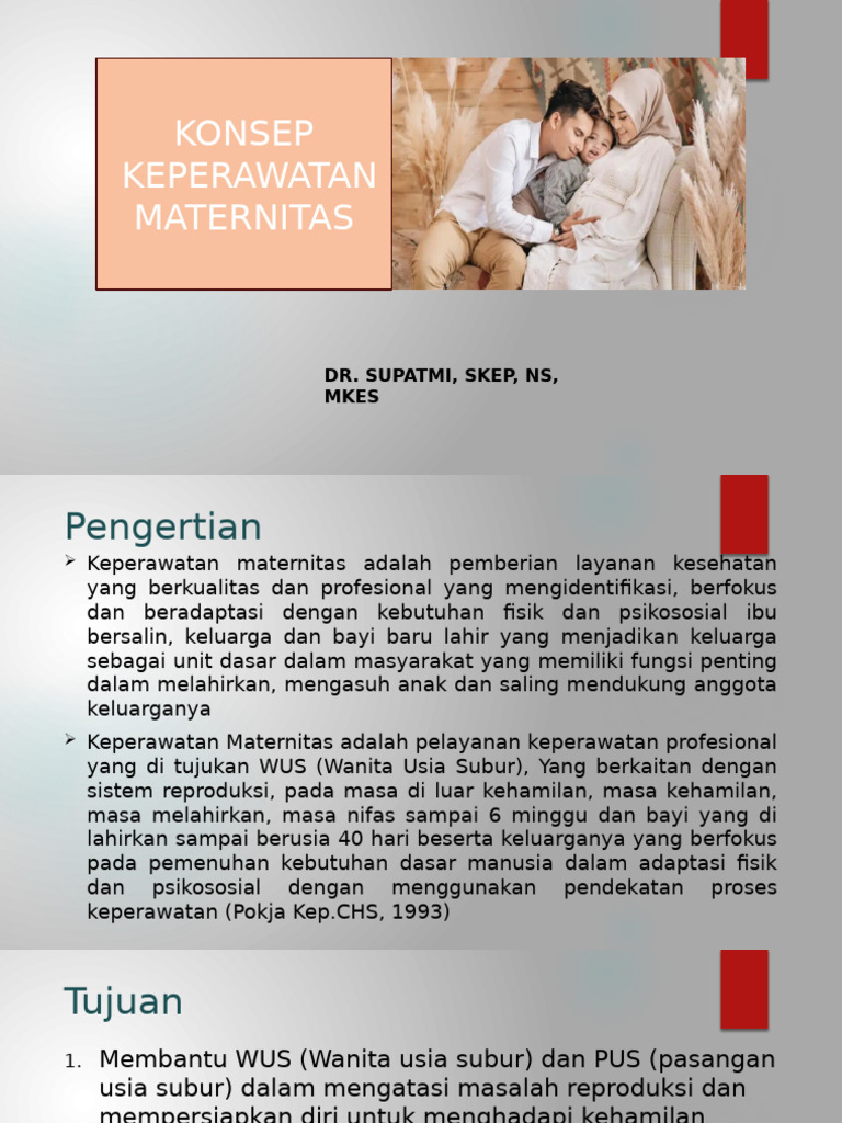 Konsep Dasar Kep Maternitas | PDF