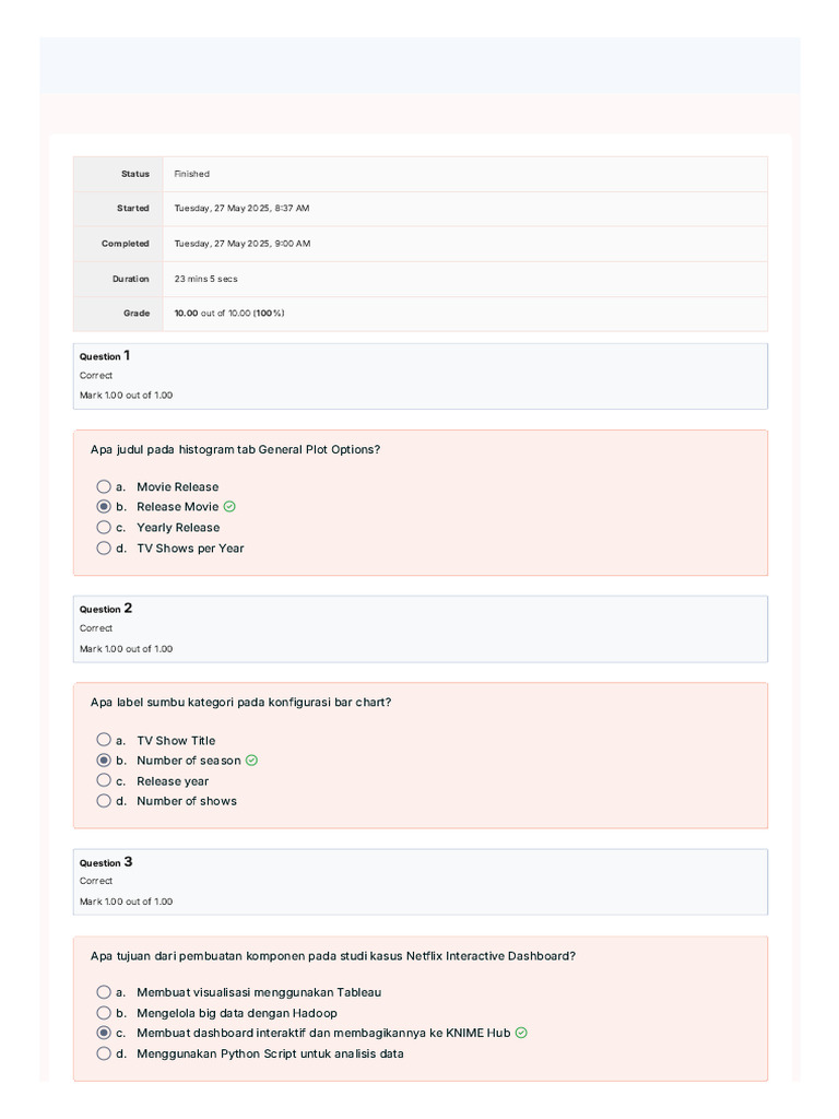 Kuis 3 Pertemuan 2 - Attempt Review - LMS NFA | PDF