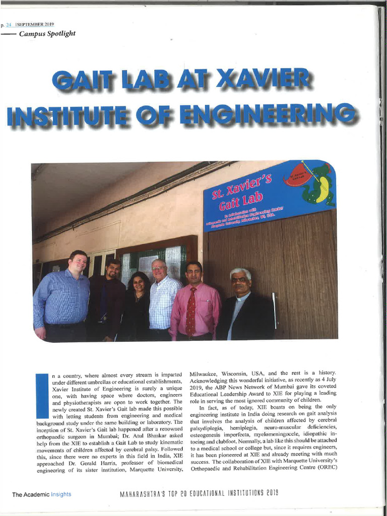 4 Gait Lab@XavierInstituteOfEngineering 2020 | PDF