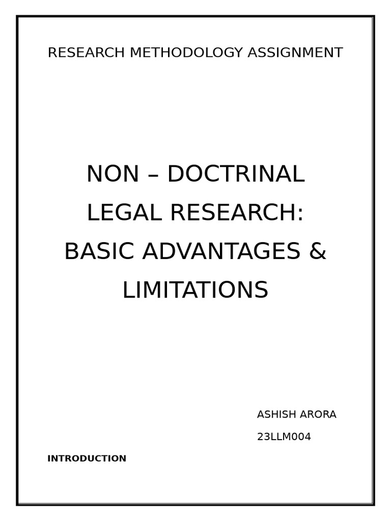 Research Methodology Write-up | PDF | Methodology | Cognition