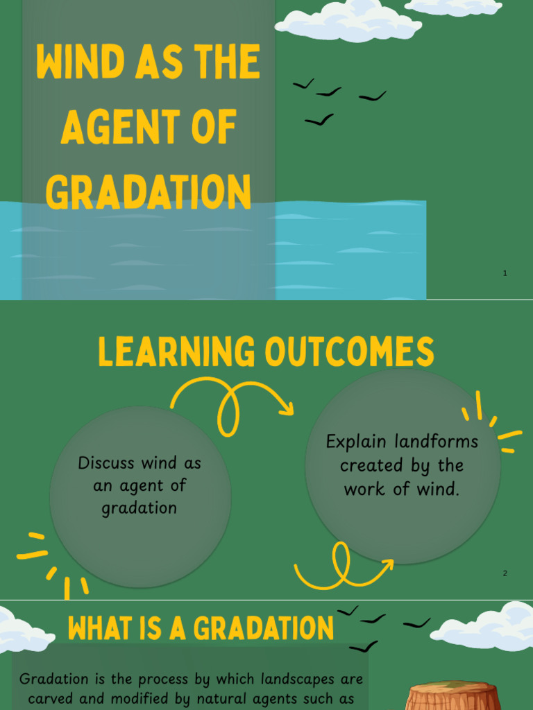 Wind as an Agent of Gradation | PDF | Erosion | Sediment