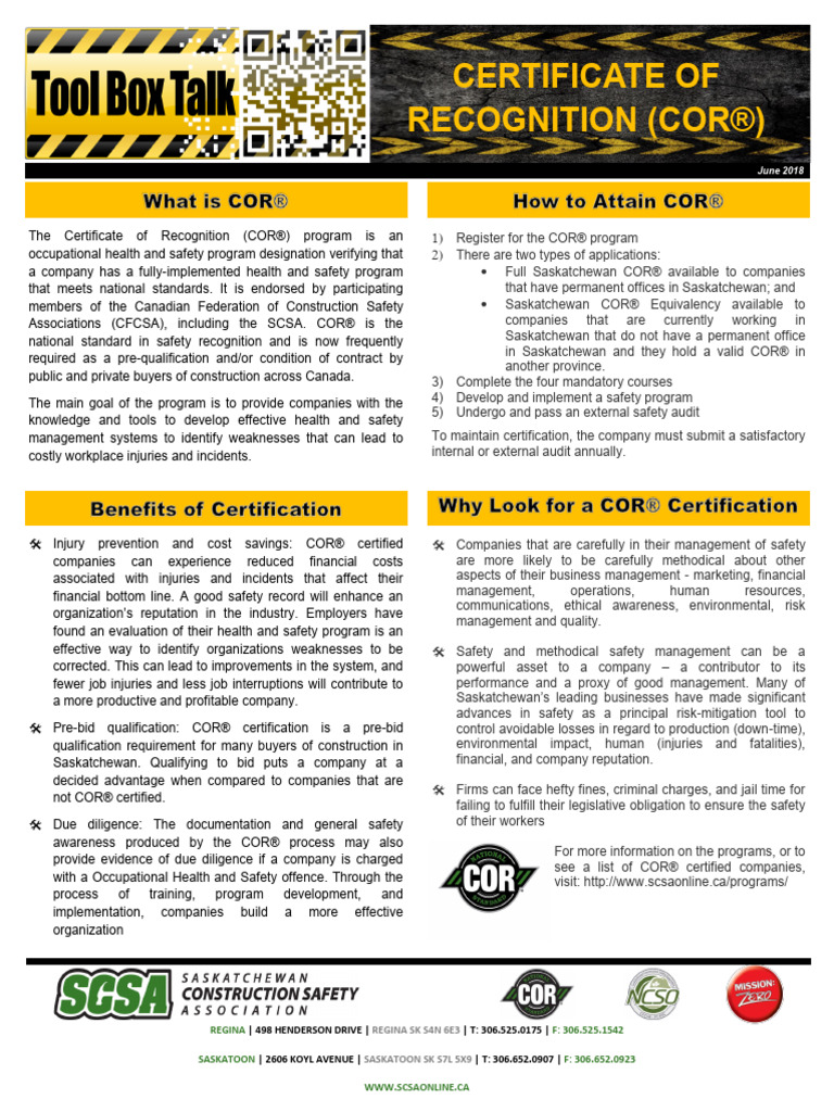 8.Certificate of Recognition（Cor）V - 1.0 - june2018 认可证书 （Cor） 计划 | PDF ...