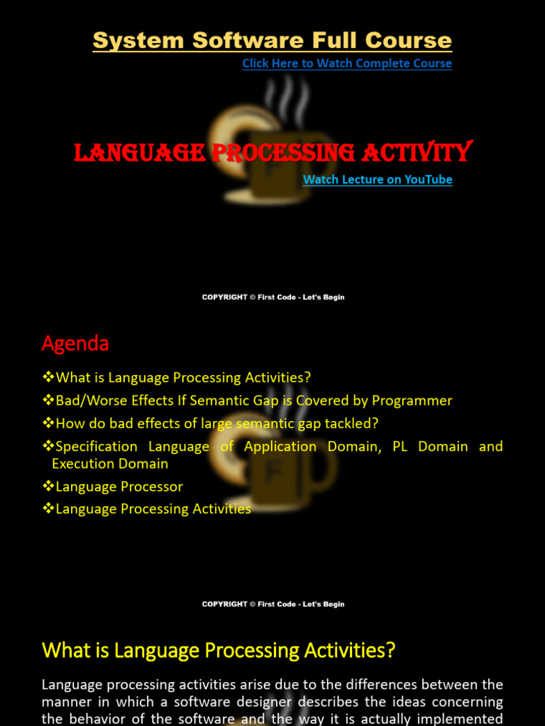 Lec-2.2 Language Processing Activity Part-I 2 | PDF | Computer Program | Programming