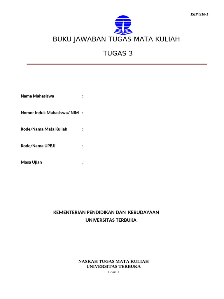 TMK 3 - Sistem Ekonomi Indonesia Isip4310 | PDF