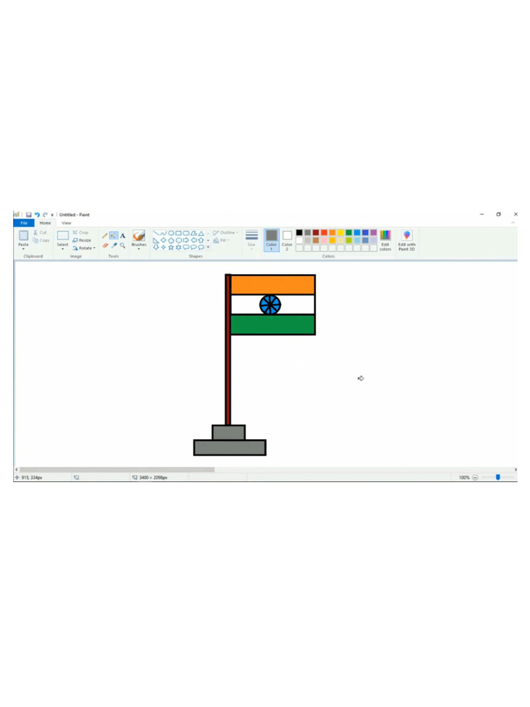 Ms Paint Practical Files | PDF