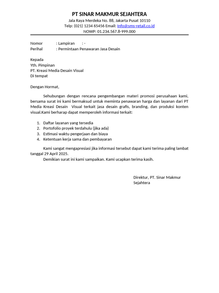 Surat Masuk Ex | PDF
