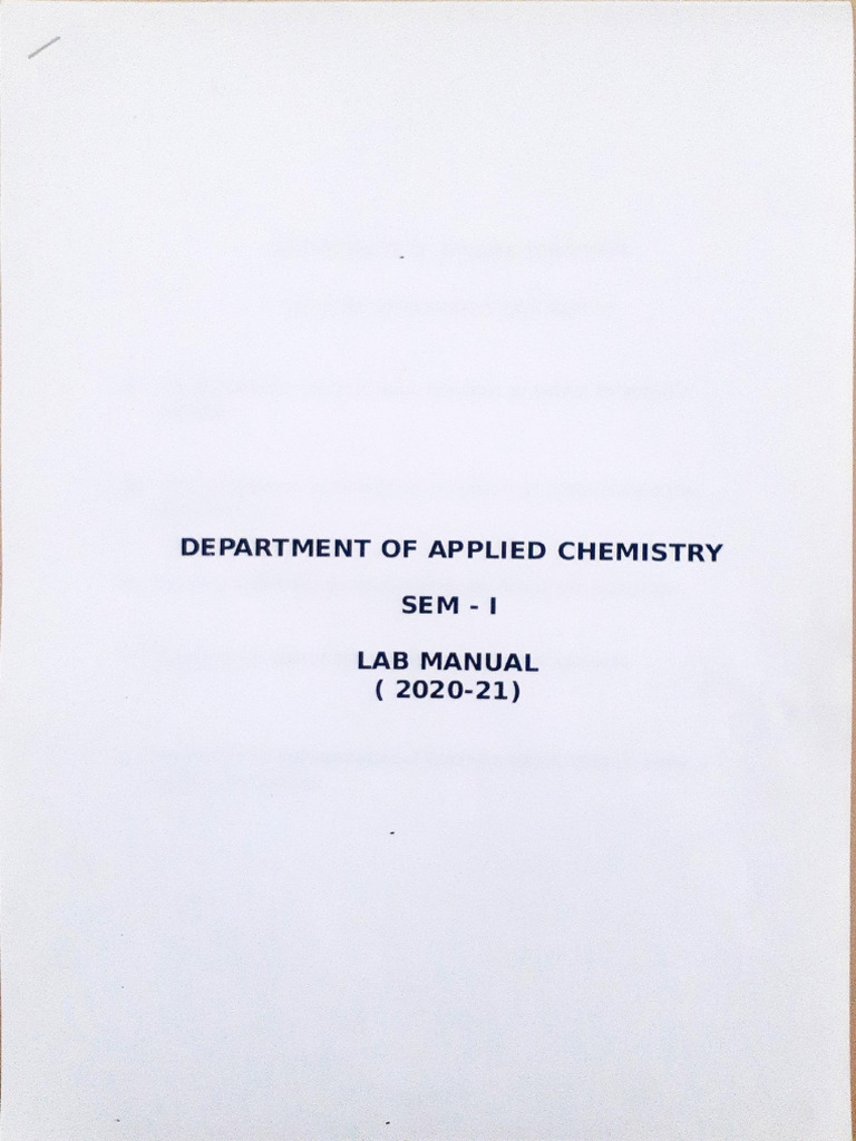 Sem 1 Experiments | PDF