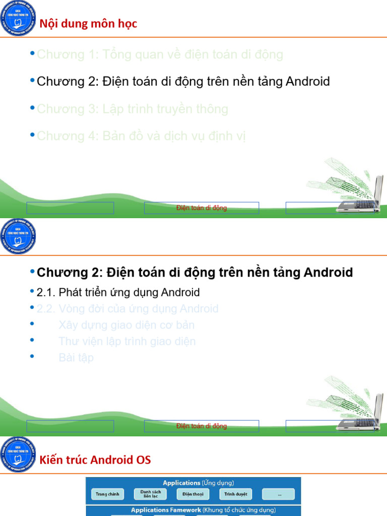 DTDD - C2 - Dien Toan Di Dong Tren Nen Tang Android - 2024 | PDF