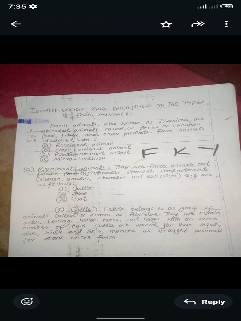 AGR 204 Animal Production Part | PDF