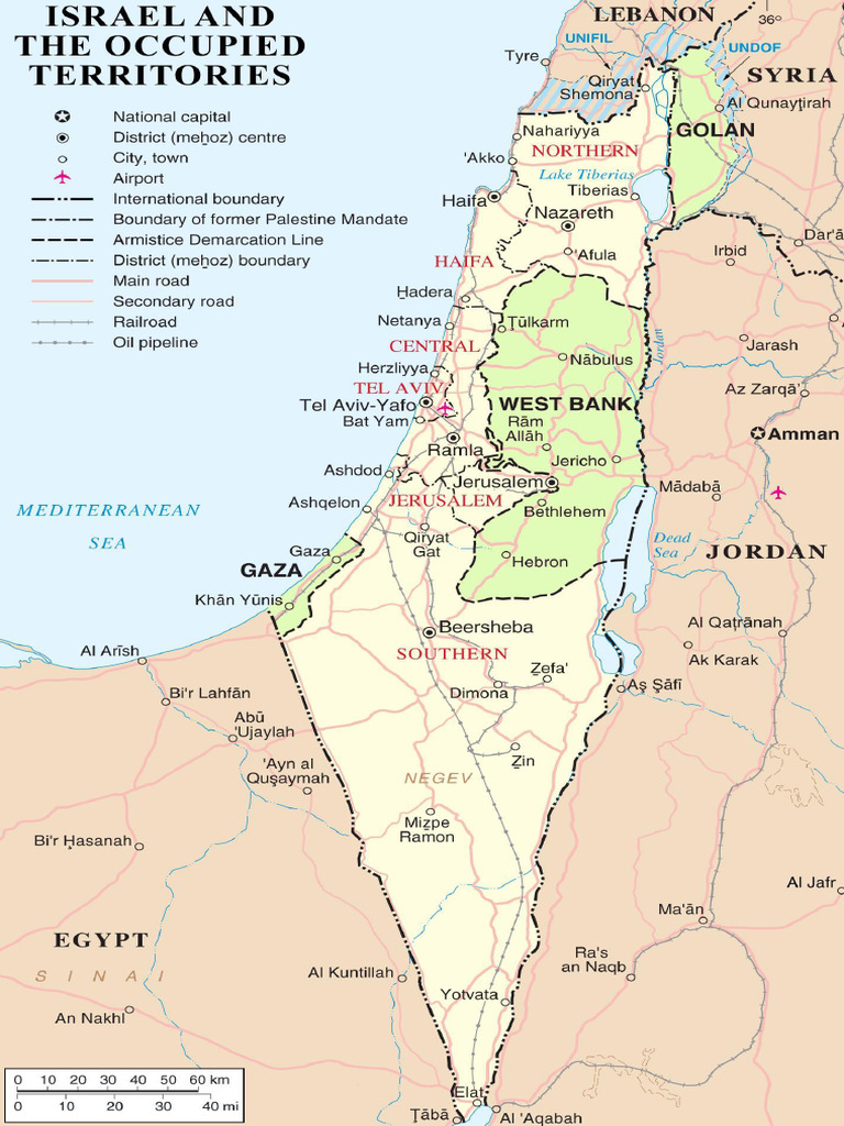 Israel Map PDF | PDF