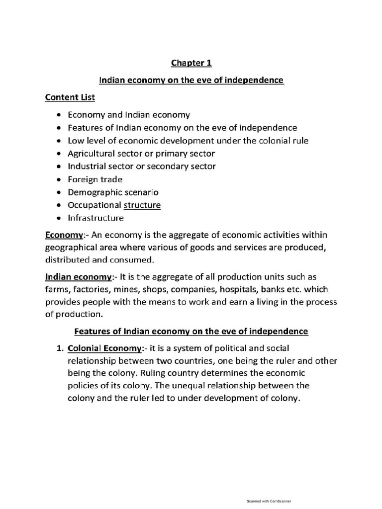 IED Chapter 1 Notes .. | PDF