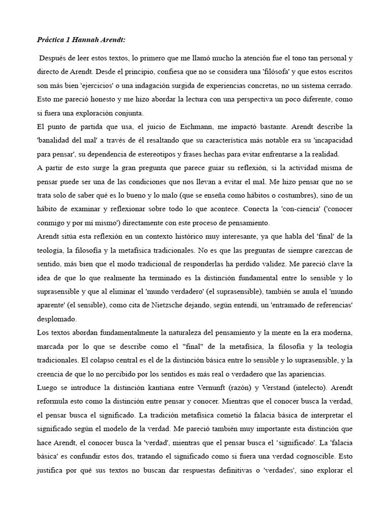 Práctica 1 José Antonio Sánchez | PDF | Pensamiento | Verdad