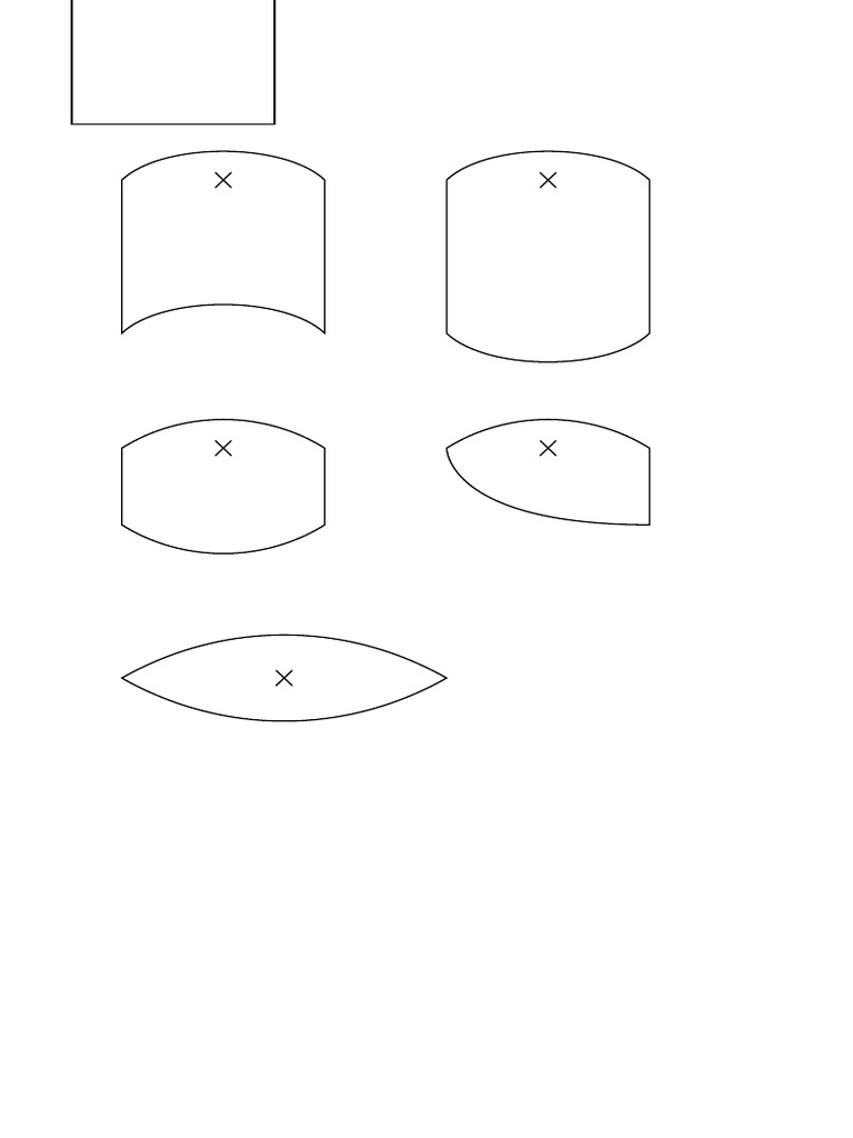 Realistic 5 Panel Cap Pattern With Test Square | PDF